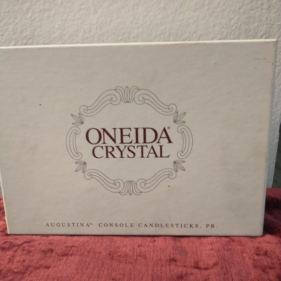 Oneida | Holiday | Vintage Oneida Crystal Candle Stick Set | Poshmark